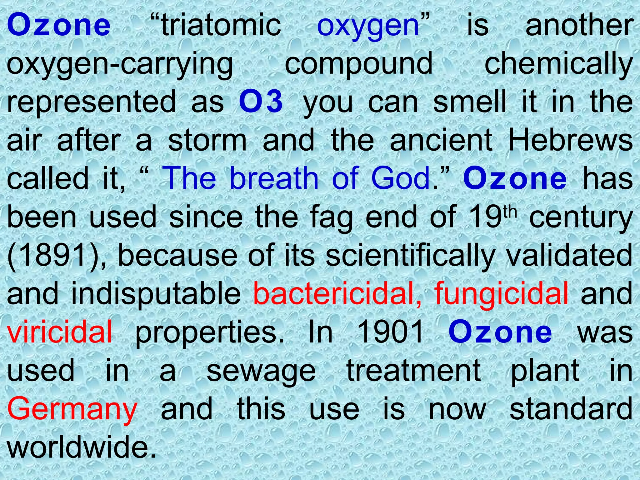 What is Ozone Therapy? | PPT