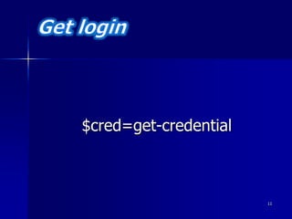 Getting Started with PowerShell for Office 365 | PPT
