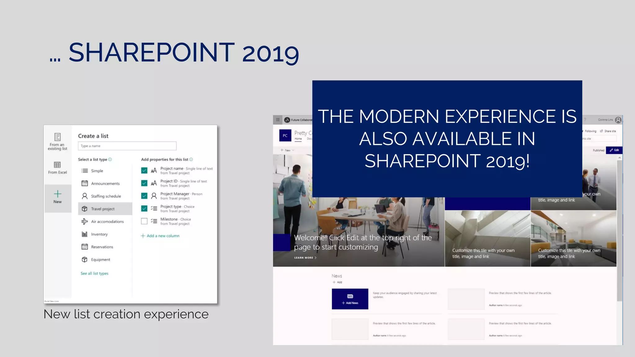 O365Con19 - Customise the UI in Modern SharePoint Workspaces - Corinna Lins | PPT