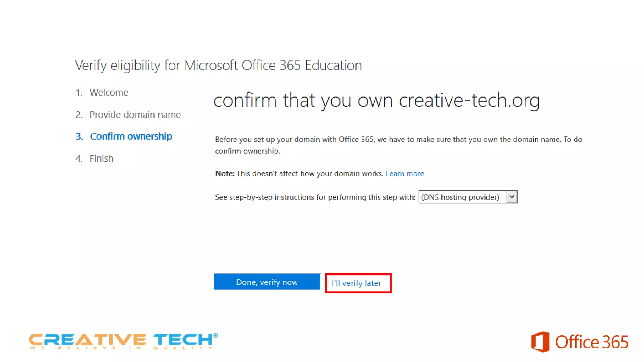 Microsoft Office 365 For Education signup | PPTX
