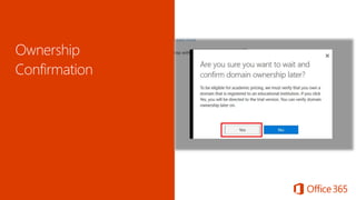 Microsoft Office 365 For Education signup | PPTX