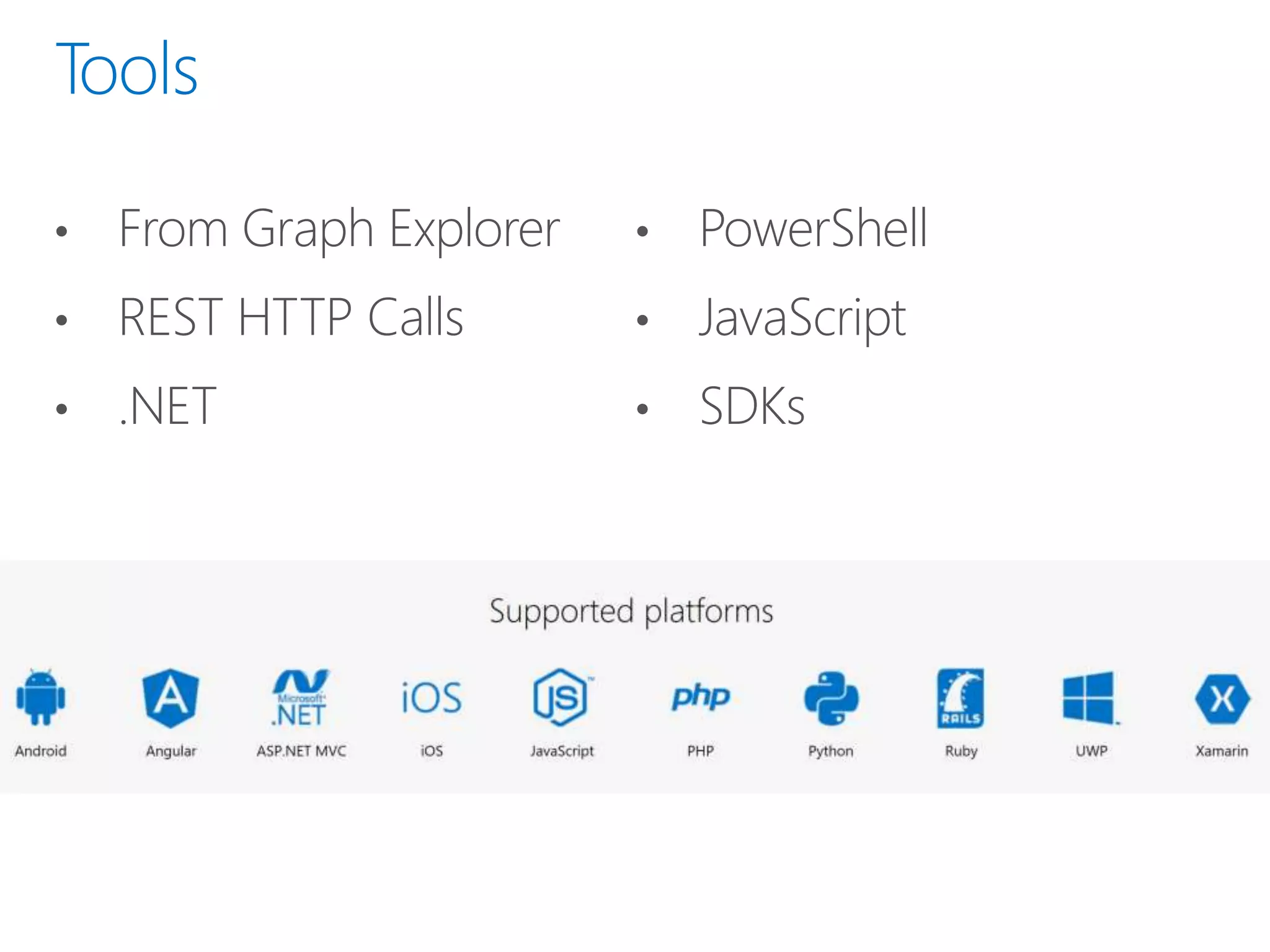 O365 Saturday MS Graph API | PPT