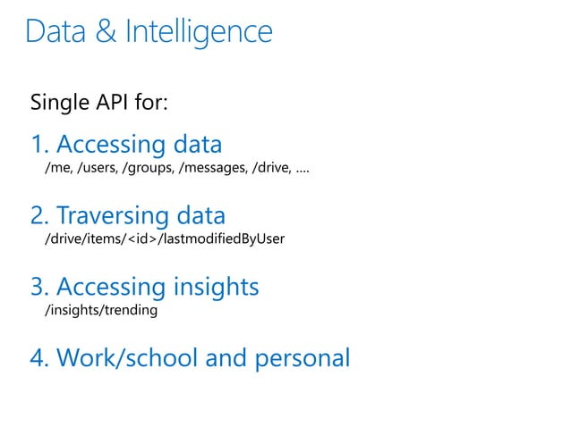 O365 Saturday MS Graph API | PPT