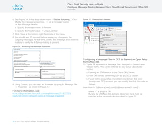 O365 to cisco cloud guide | PDF | Email | Internet