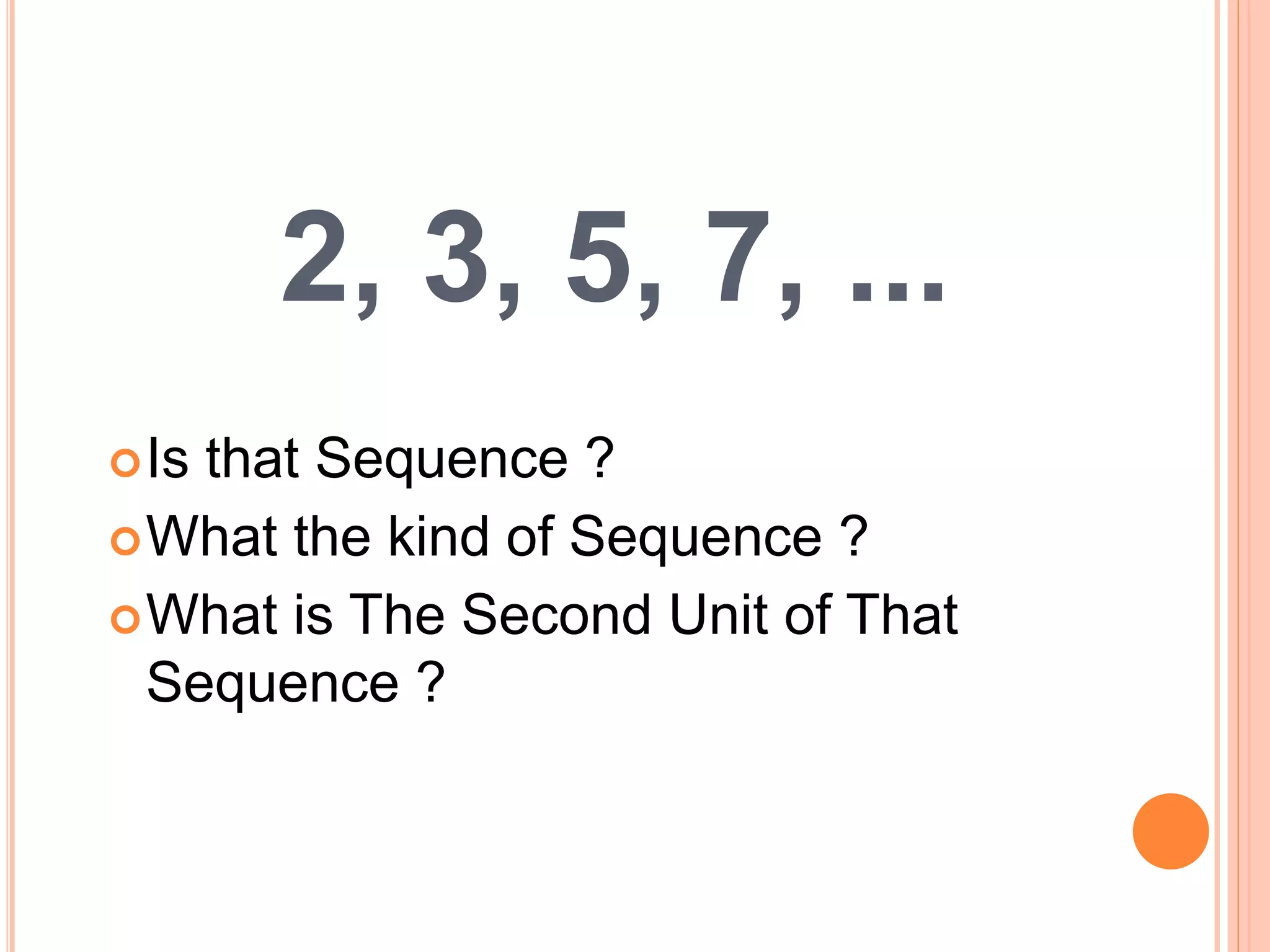 Arithmatic sequence Slide | PPTX