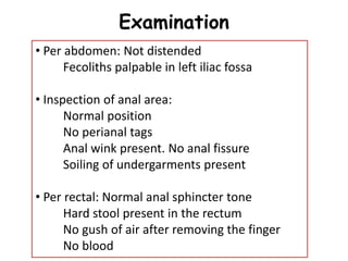 Chronic Constipation in children | PPTX