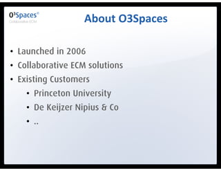 O3Spaces Workplace - What is O3Spaces? | PDF | Technology & Computing