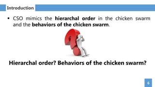 Chicken swarm optimization (CSO) | PDF