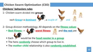 Chicken swarm optimization (CSO) | PPT