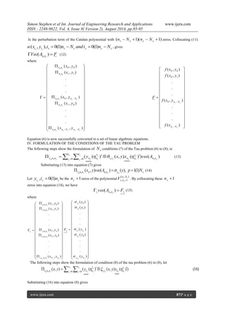 Catalan Tau Collocation for Numerical Solution of 2-Dimentional ...