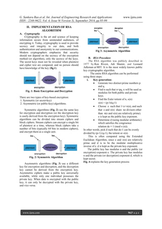 Data Security With Colors Using Rsa | PDF