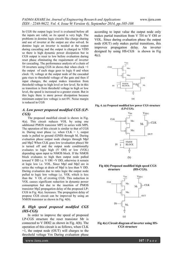 A Survey Analysis on CMOS Integrated Circuits with Clock-Gated Logic Structure | PDF