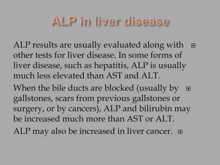 Alkaline phosphatase (alp) | PPTX