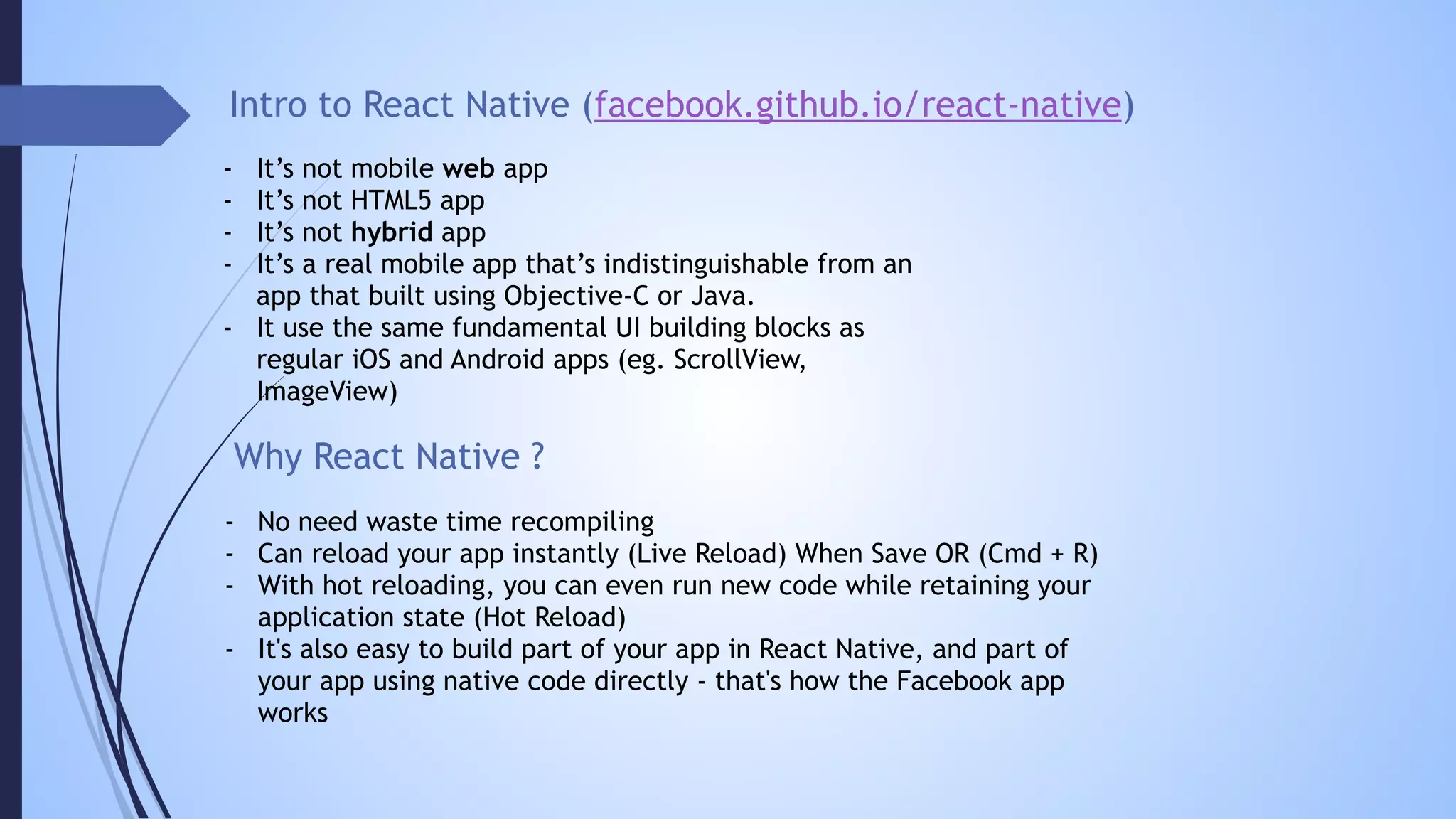 React Native +Redux + ES6 (Updated) | PDF
