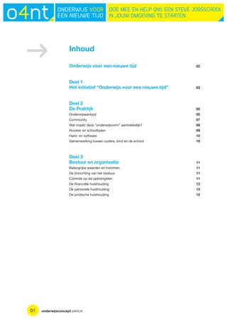 O4nt onderwijsconcept | PDF