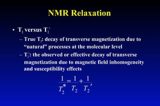Introduction to nuclear magnetic resonance | PPT