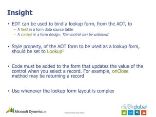 AX 2012: All About Lookups! | PPTX