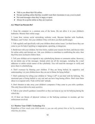 O5 - Cyberbullying Guide | PDF