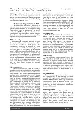 A Survey on Threats and Security schemes in Wireless Sensor Networks | PDF