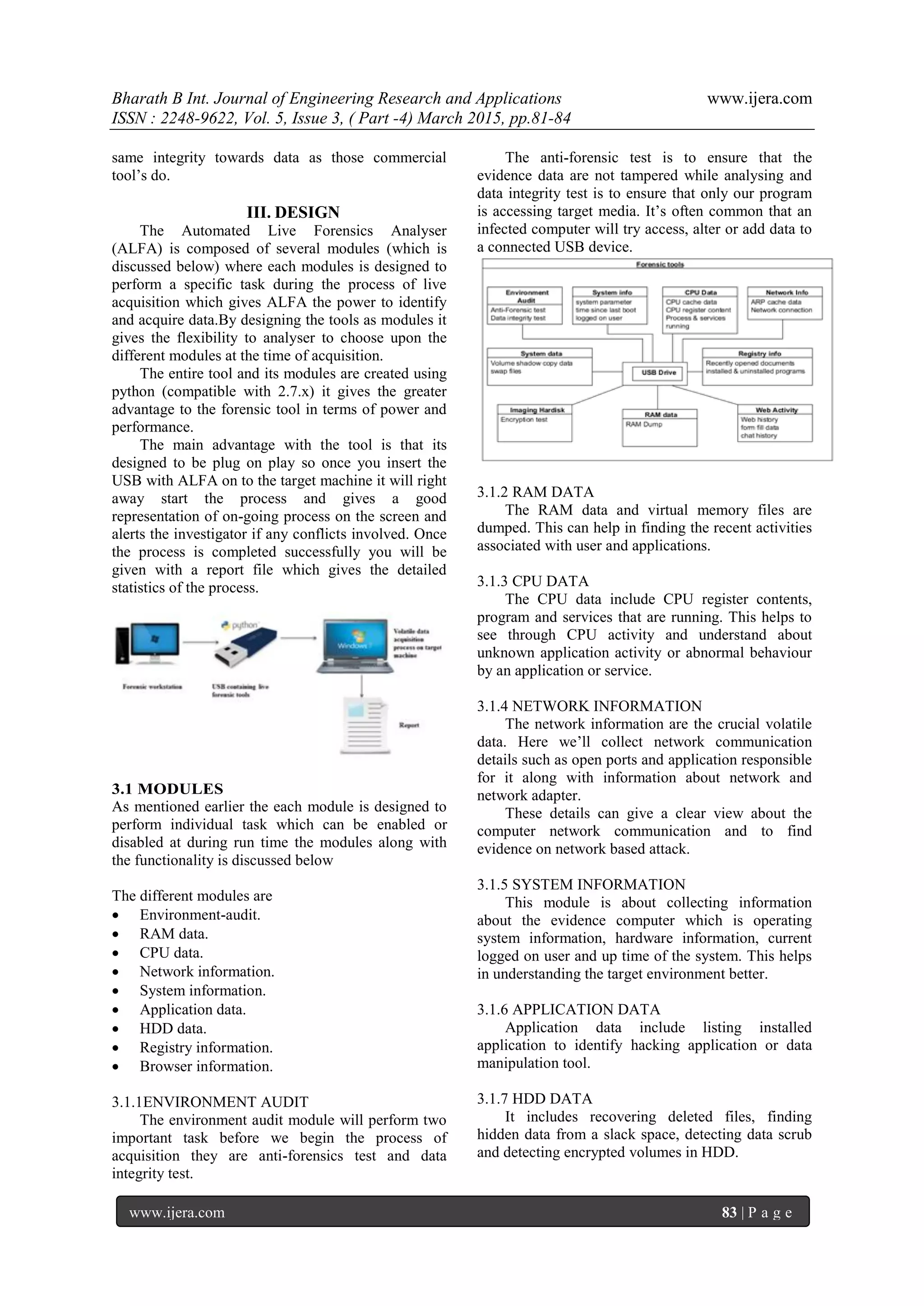 Automated Live Forensics Analysis for Volatile Data Acquisition | PDF