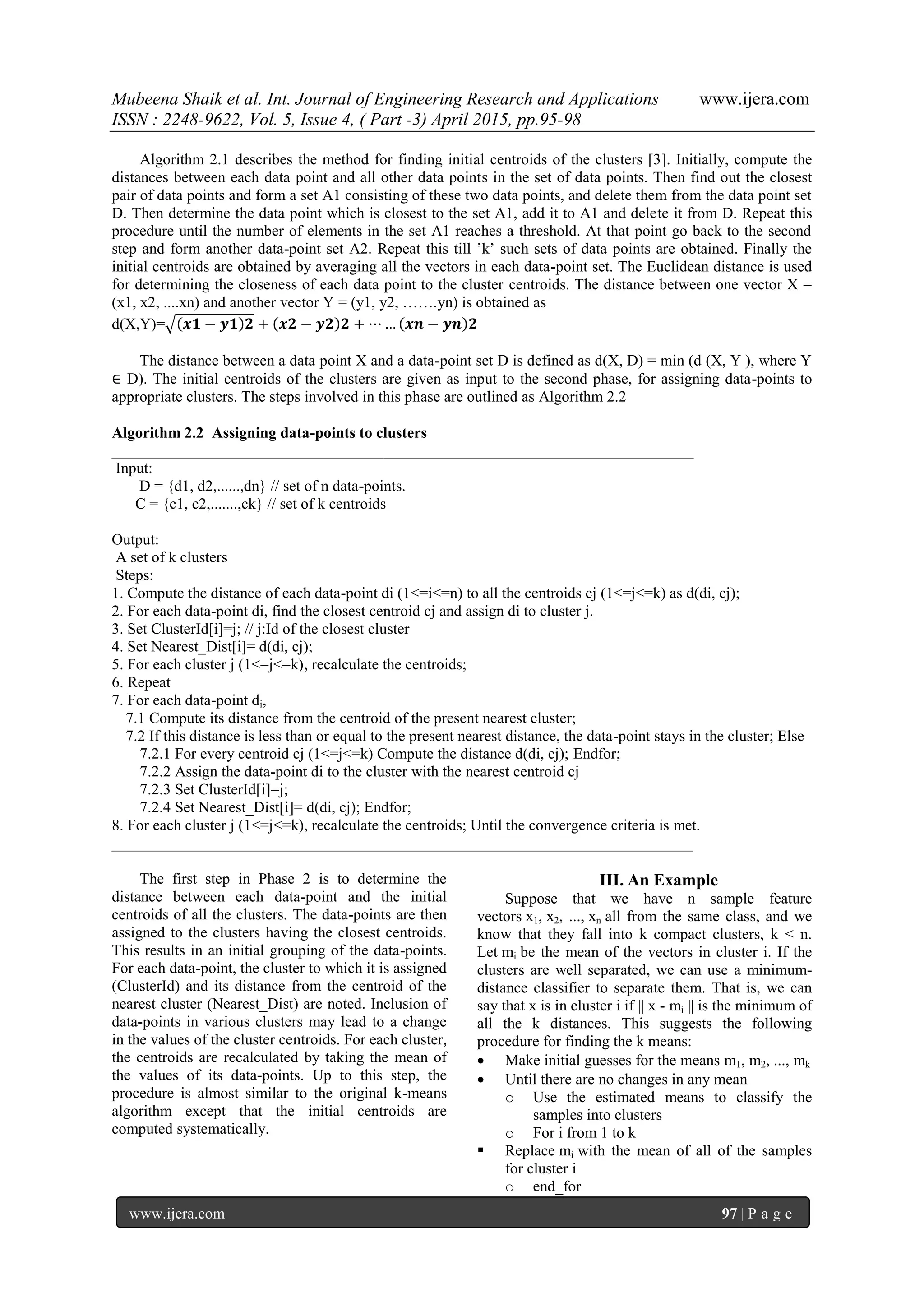 Optimising Data Using K-Means Clustering Algorithm | PDF