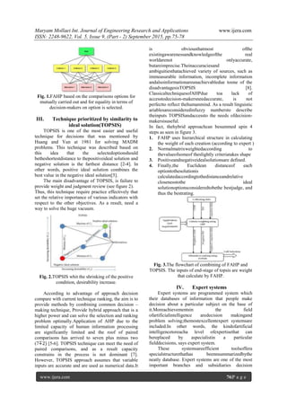 A Model of Hybrid Approach for FAHP and TOPSIS with Supporting by DSS | PDF