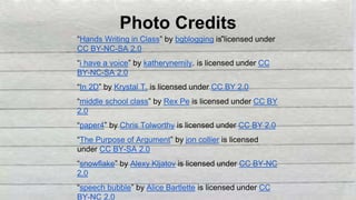 Performance Task: Argumentative Speech | PPTX