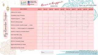 My Ramadan Tracker | PDF