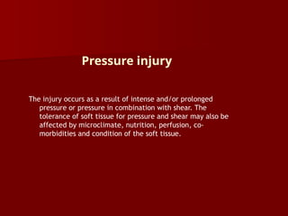 Classification of Wounds for first aid course | PPTX