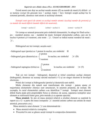 Chimie generală structura atomului | PDF