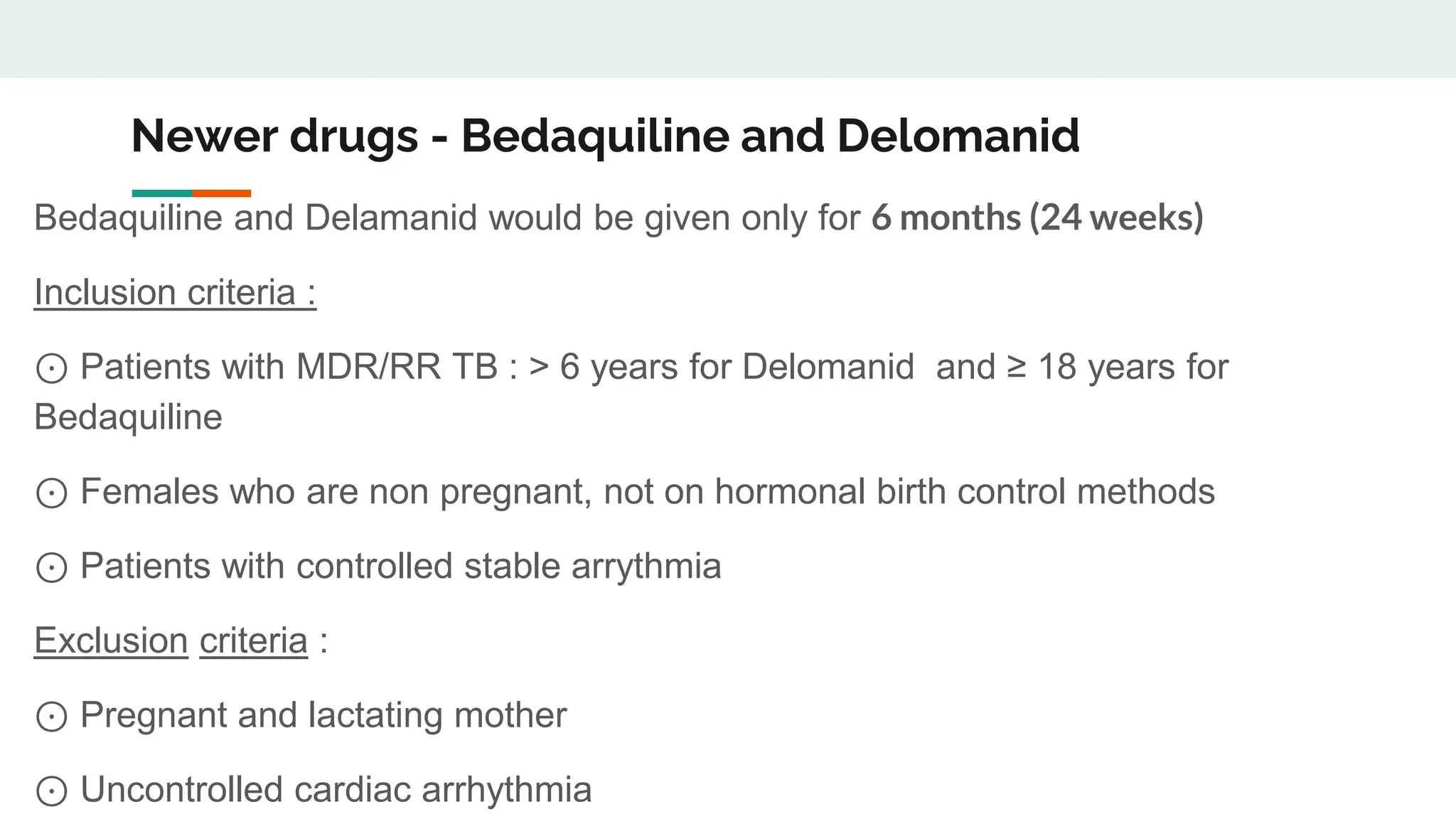 MANAGEMENT OF TB: Two phase chemotherapy, General plan, Management of ...