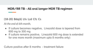 MANAGEMENT OF TB: Two phase chemotherapy, General plan, Management of ...