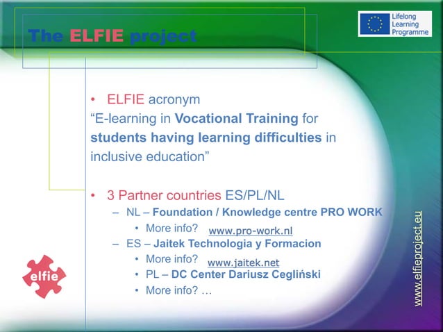ELFIE Project: E-Learning good_examples | PPT | Free Download