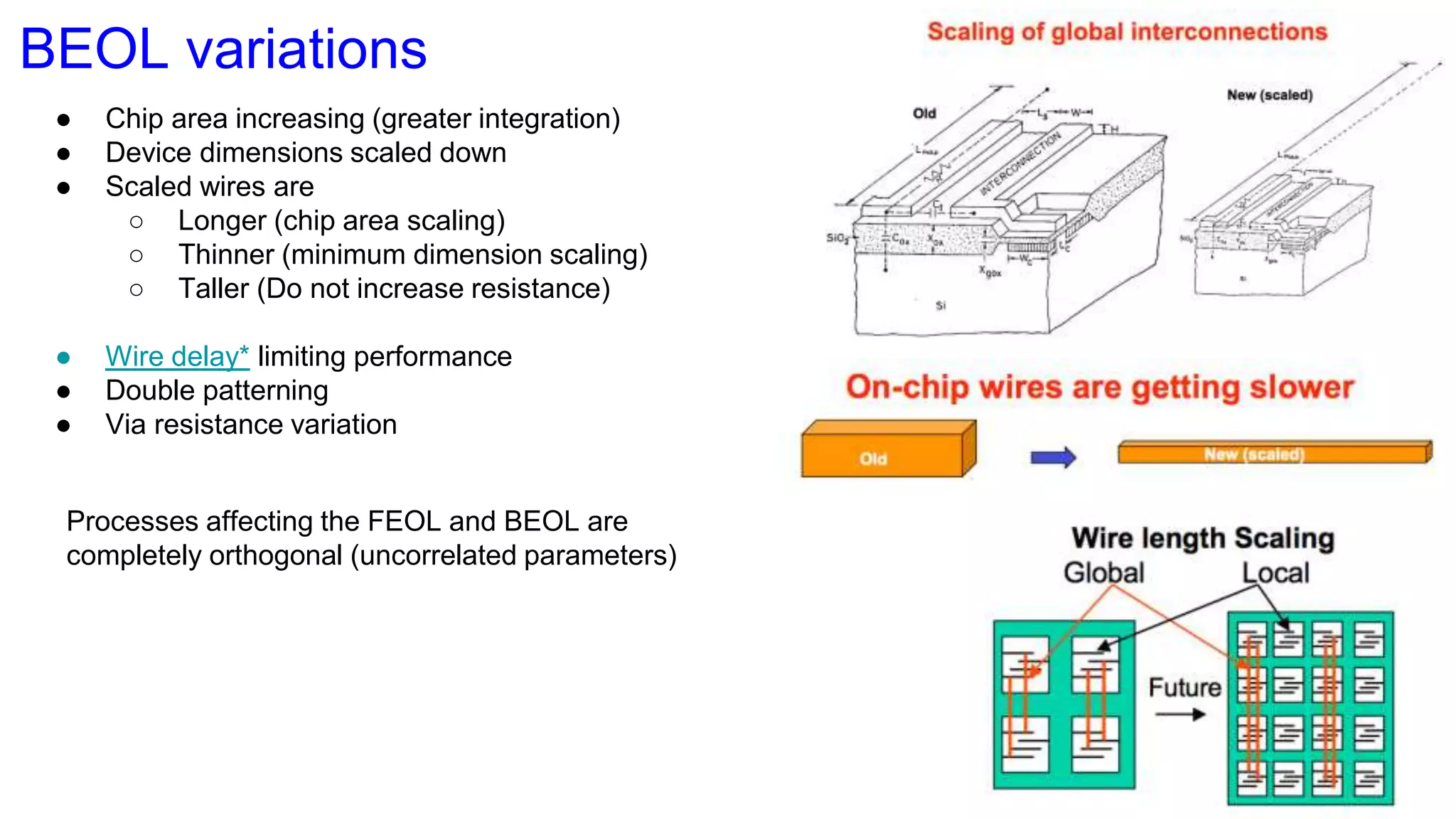 Study of inter and intra chip variations | PPTX