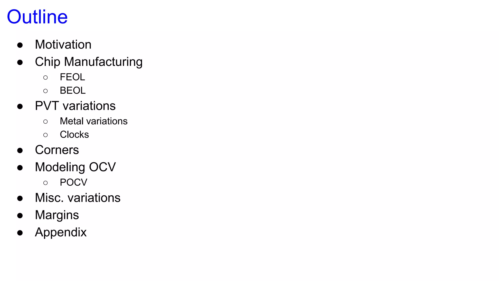 Study of inter and intra chip variations | PPTX