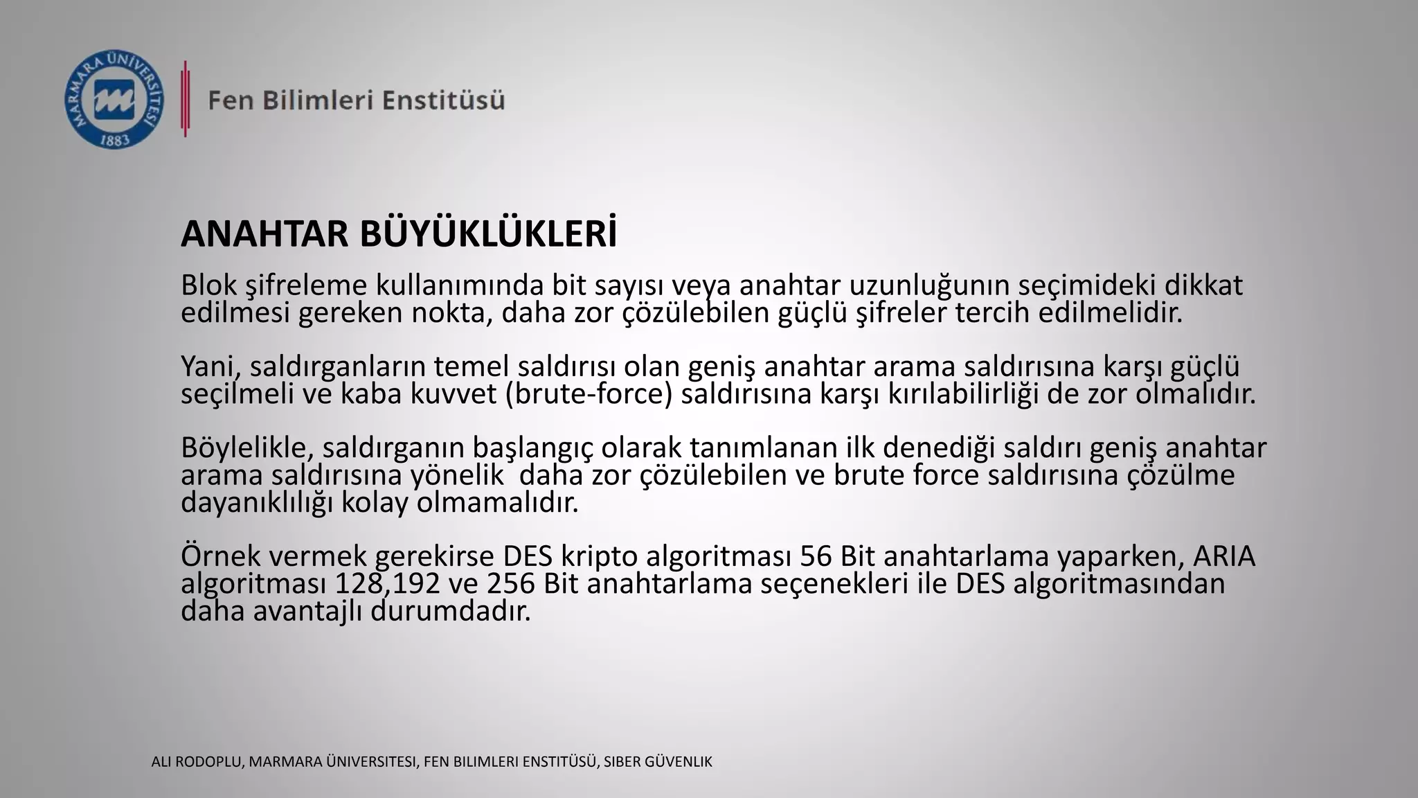 Aria 256 Cipher | PPTX