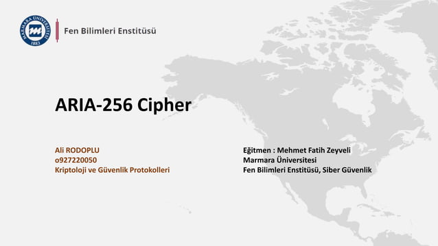 Aria 256 Cipher | PPT