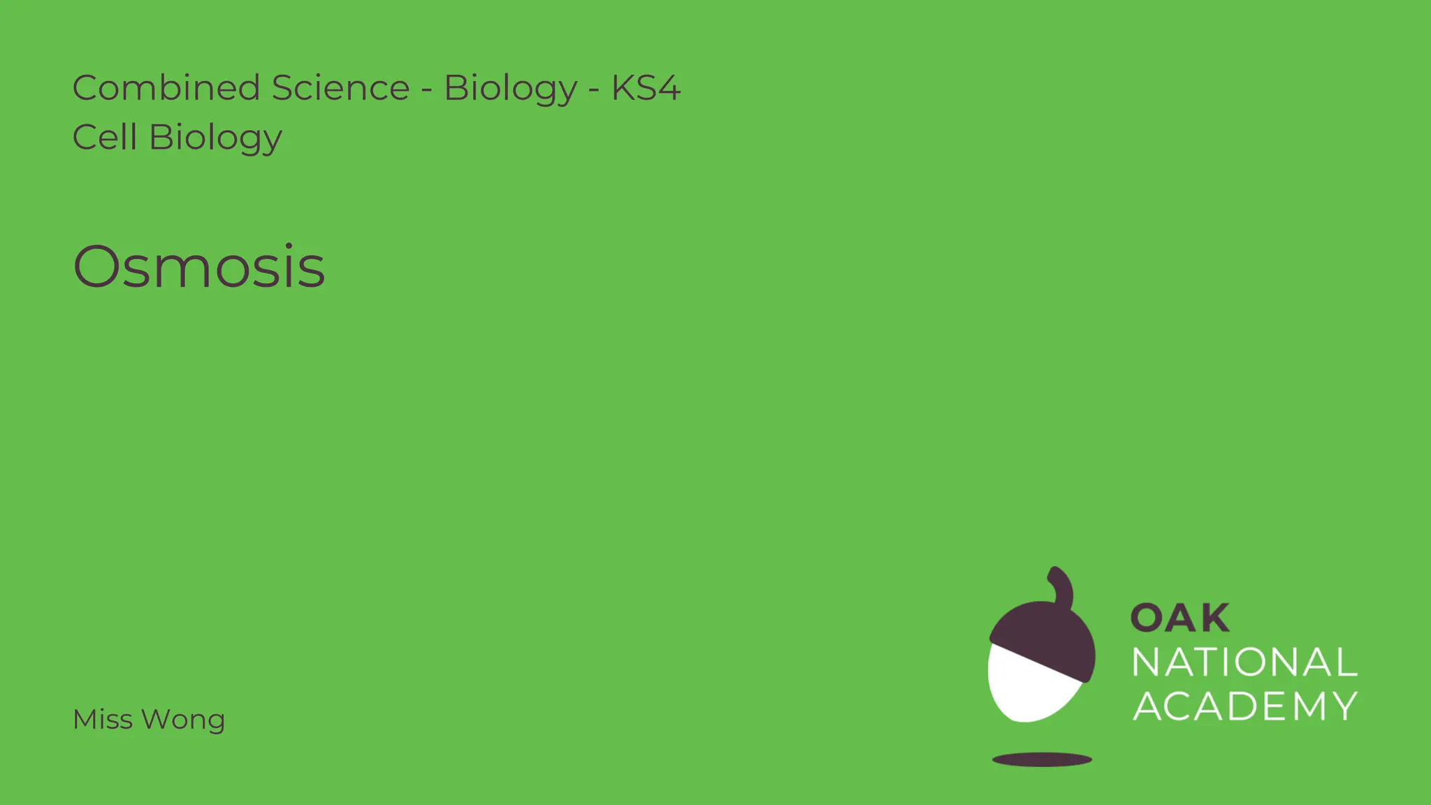 The movement of substances in the plasma membrane - Osmosis | PPT