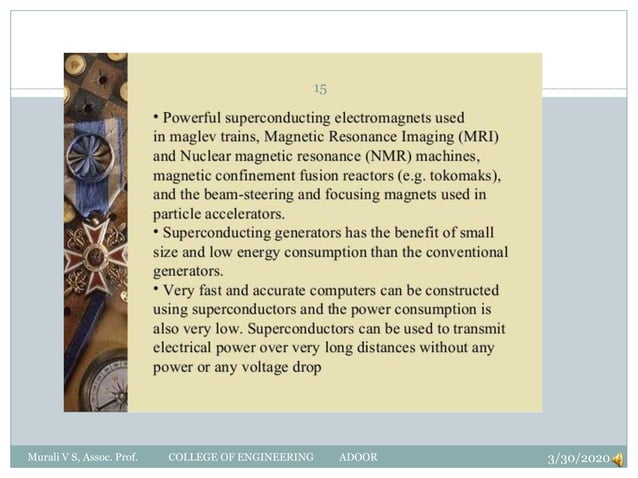 Superconductivity | PPTX | Physics | Science