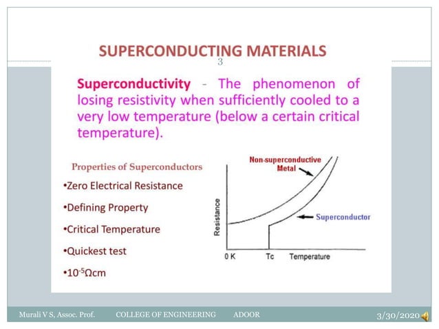 Superconductivity | PPTX | Physics | Science