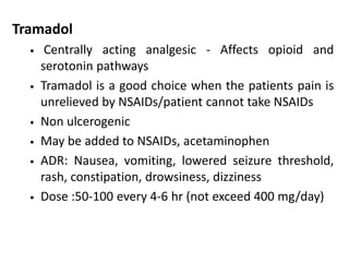 OSTEOARTHRITIS :NOTE: PHARMACOTHERAPEUTICS II - Dr.Namitha | PPTX