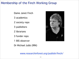 Open Access after Finch and the new RCUK policy | PDF