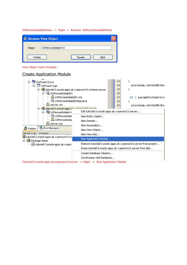 Oa Framework Tutorial | DOC | Databases | Computer Software and Applications