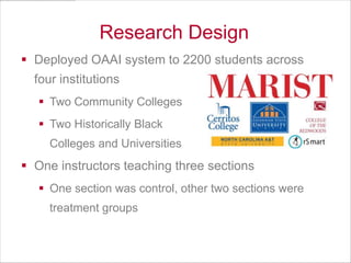 OAAI: Deploying an Open Ecosystem for Learner Analytics | PPTX