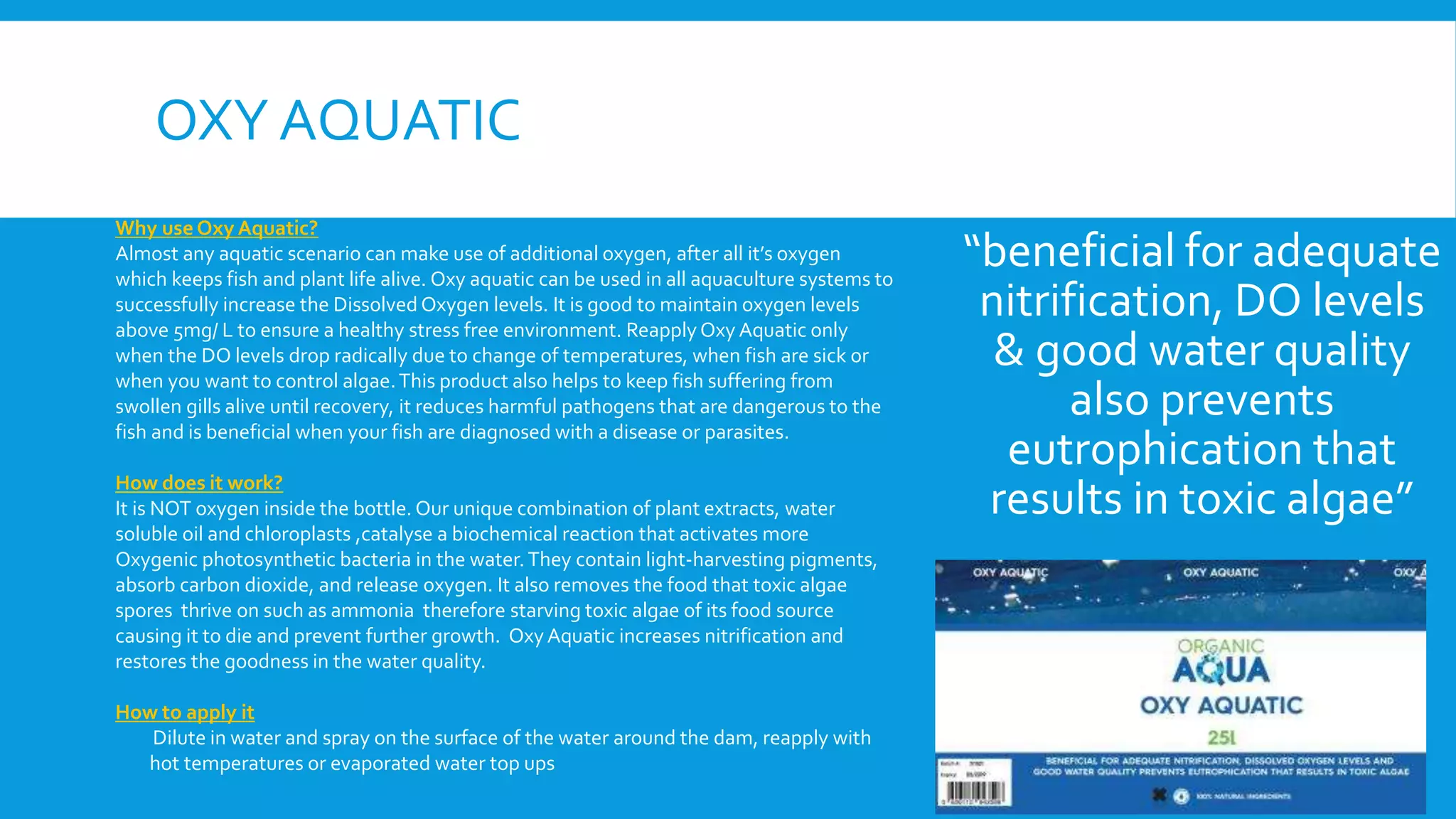 ORGANIC AQUA - AQUACULTURE | PPSX