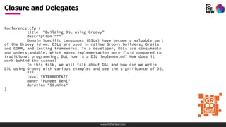 Building dsl using groovy | PDF