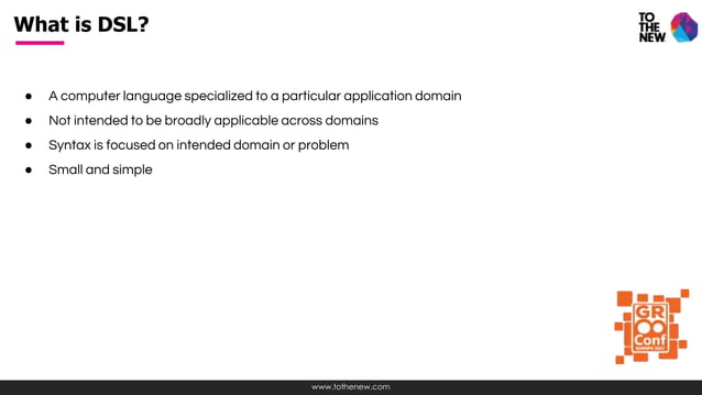 Building dsl using groovy | PPT
