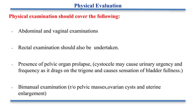 OVERACTIVE BLADDER AND THEIR MANAGEMENT. | PPTX | Digestive Disorders ...