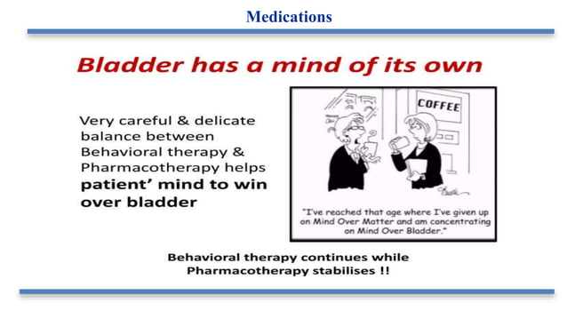 OVERACTIVE BLADDER AND THEIR MANAGEMENT. | PPTX | Digestive Disorders ...