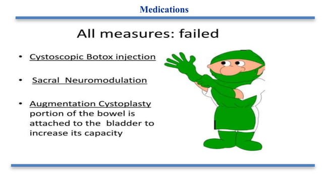 OVERACTIVE BLADDER AND THEIR MANAGEMENT. | PPTX | Digestive Disorders ...